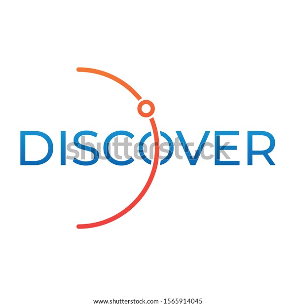 Discover Logo Discover Word Planet Concept Stock Vector (Royalty Free ...