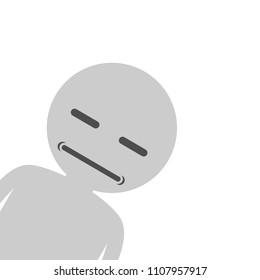 Disgusted Face Design Stock Vector (Royalty Free) 1107957917 | Shutterstock