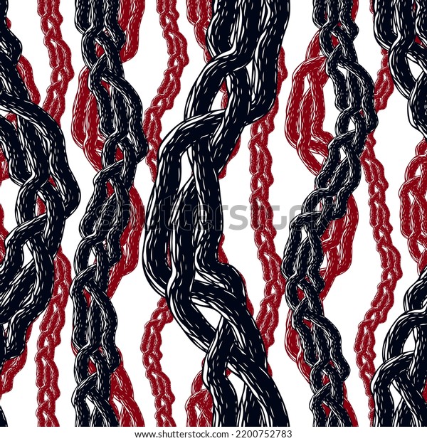 Disgusting Horror Art Nightmare Seamless Pattern Stock Vector (Royalty ...