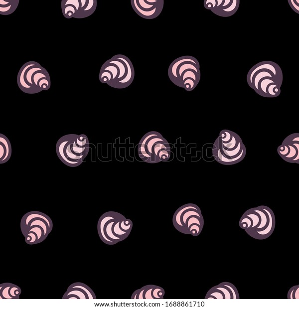 Disgusting Pink Worms On Black Background Stock Vector (Royalty Free ...