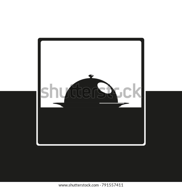 Dish Covered Lid Vector Icon Black Stock Vector (Royalty Free ...