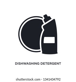 Dishwashing Detergent Isolated Icon Simple Element Stock Vector ...