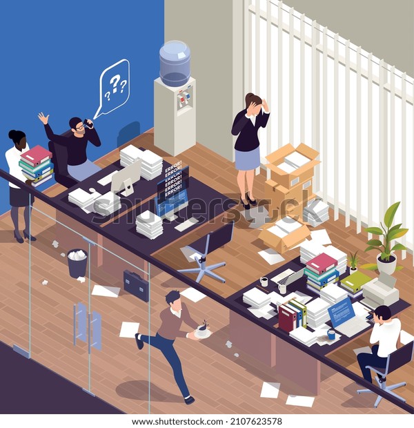 3,774 vectores de Oficina desorden - Vectores, imágenes y arte vectorial de stock | Shutterstock