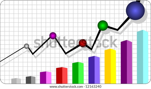 Display Line Above Graph Stock Vector (Royalty Free) 12163240 ...