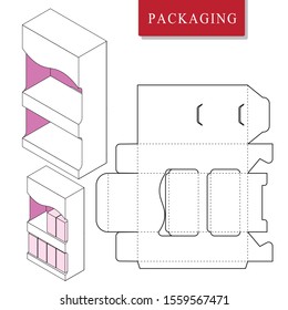 Display Packaging Productshelf Templatevector: vector de stock (libre ...