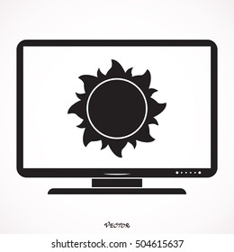 Display Screen Sun Stock Vector (Royalty Free) 504615637 | Shutterstock