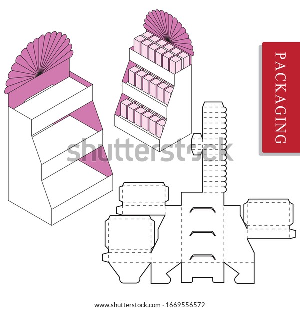 Display Template Show Product Stock Vector (Royalty Free) 1669556572