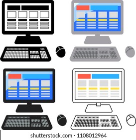 Security Guard Computer Icon Isometric Security: เวกเตอร์สต็อก (ปลอดค่า ...
