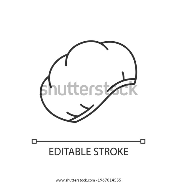 Disposable Surgical Cap Linear Icon Protective Stock Vector (Royalty ...