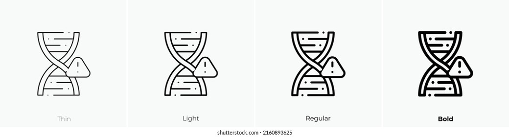 Disruption Icon Linear Style Sign Isolated Stock Vector (Royalty Free ...