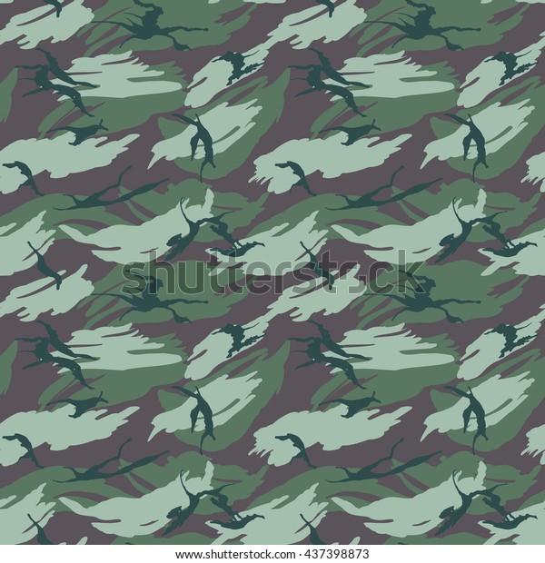 Disruptive Camouflage Pattern Demiseason Forest Version Stock Vector ...