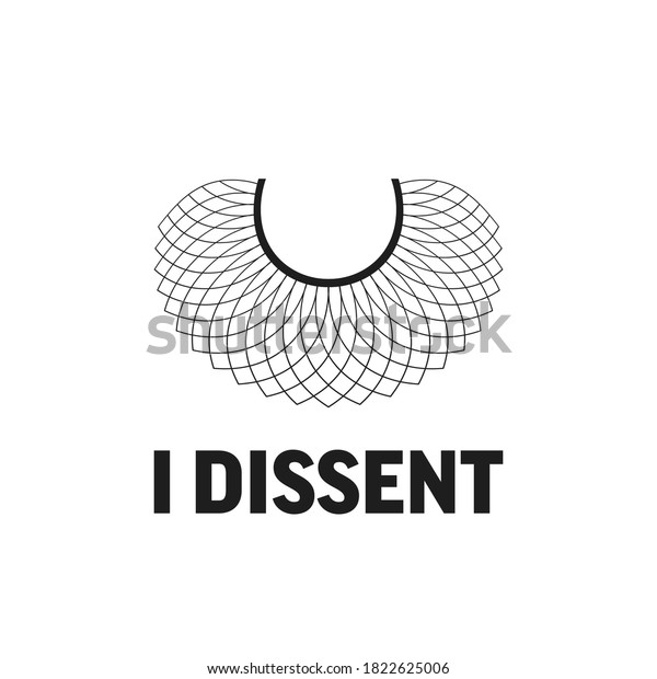 Dissent Concept Background Banner Poster Sticker Stock Vector (Royalty ...