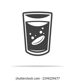 Dissolving Table Glass Icon Transparent Vector Stock Vector (Royalty ...