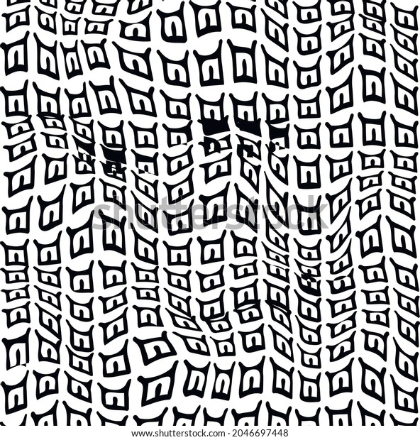 Distorted Picture Shows Many Small Objects Stock Vector (Royalty Free ...