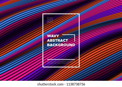 Distortion Space Modern Abstract Background Vector Stock Vector ...