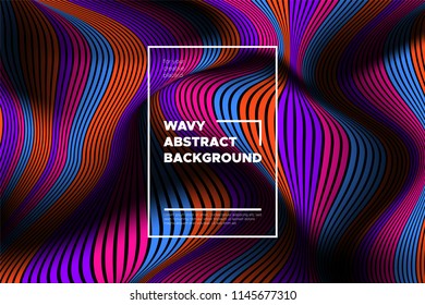 Distortion Space Modern Abstract Background Vector Stock Vector ...