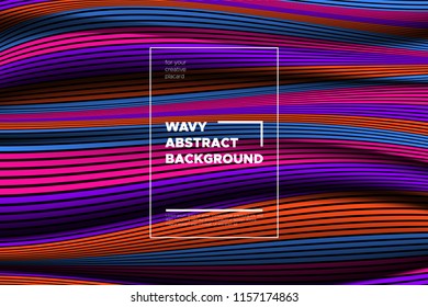 Distortion Space Modern Abstract Background Vector Stock Vector ...