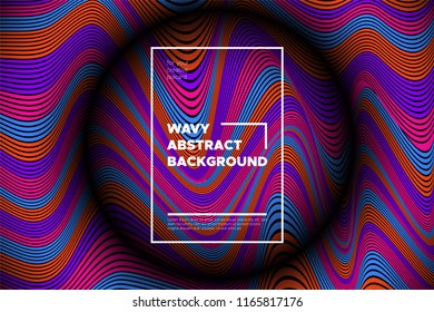 Distortion Space Modern Abstract Background Vector Stock Vector ...