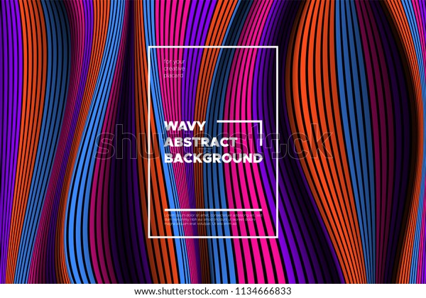 Distortion Space Modern Abstract Background Vector Stock Vector ...
