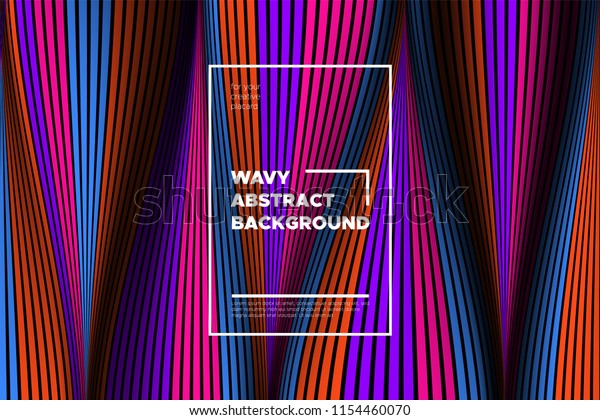 Distortion Space Modern Abstract Background Vector Stock Vector ...