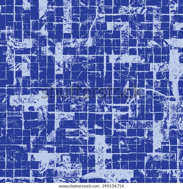 Distress Checkered Blue Wall Wall Texture Stock Vector (Royalty Free ...