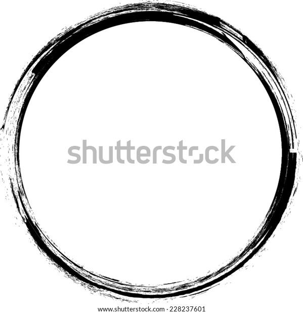 Distress Circle Rubber Stamp Grunge Vector Stock Vector (Royalty Free ...