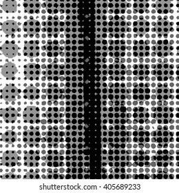 Distress Halftone Texture Vertical Line Stock Vector (Royalty Free ...