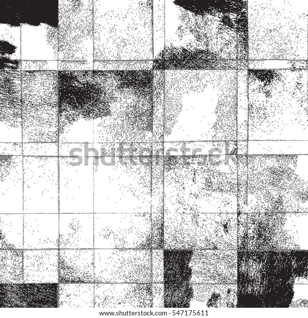 Distress Overlay Checkered Texture Grunge Empty Stok Vektör (Telifsiz ...