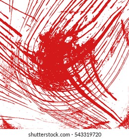 Distress Overlay Drip Dirty Paint Red Stock Vector (Royalty Free ...