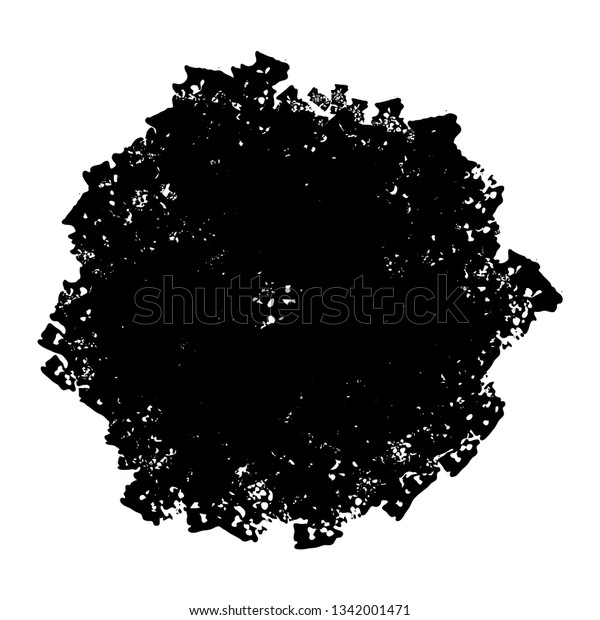 Distress Round Spot Grunge Stamp Texture Stock Vector (Royalty Free ...