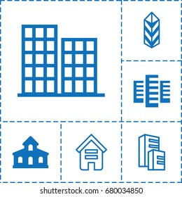 Distribution Icon Set 6 Distribution Filled Stock Vector (Royalty Free ...