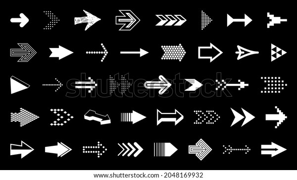 Diverse Arrow Cursors Vector Set Different Stock Vector (Royalty Free ...
