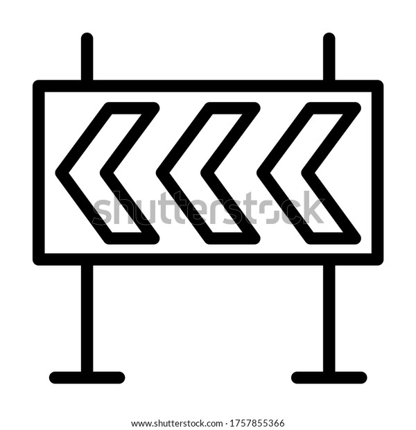 Diversion Left Vector Worker Tool Icons Stock Vector (Royalty Free ...