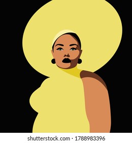 Diversity Body Positive Plus Size Beautiful Stock Vector (Royalty Free ...