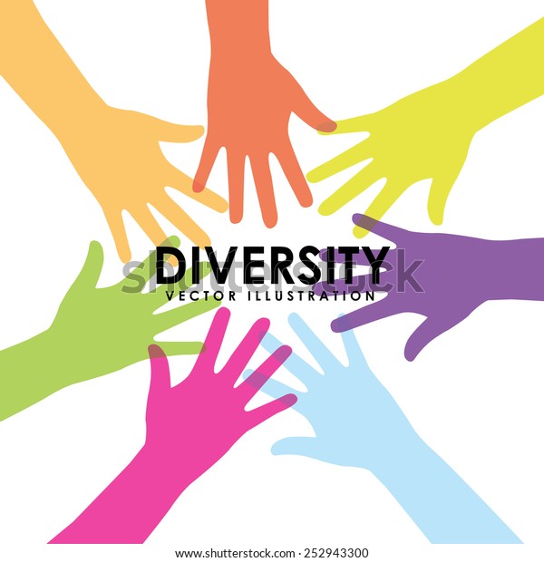 Diversity Concept Design Vector Illustration Eps10 Stock Vector ...