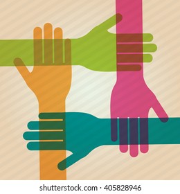 Diversity Graphic Design Vector Illustration Stock Vector (Royalty Free ...