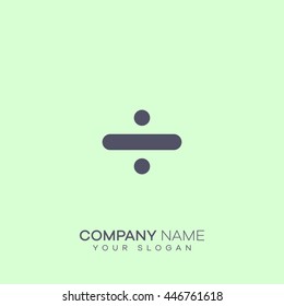 Divide Icon Divide Logo: vector de stock (libre de regalías) 446761618 ...