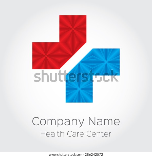 Divided Cross Shape This Design Made Stock Vector (Royalty Free ...