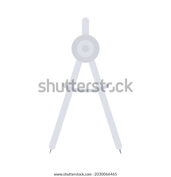 Dividers Icon Education Math Compass Tool Stock Vector (Royalty Free ...