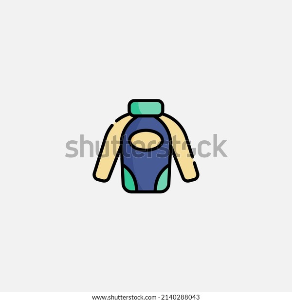 Diving Suit Icon Sign Vectorsymbol Logo Stock Vector (Royalty Free ...