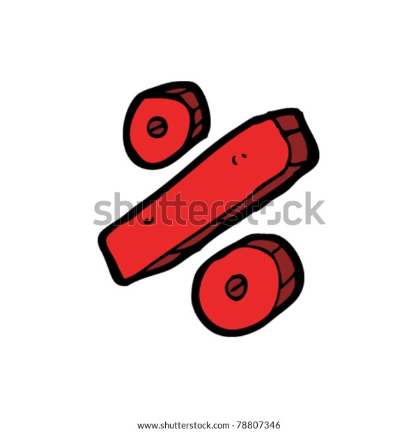 Division Symbol Cartoon Stock Vector (Royalty Free) 78807346