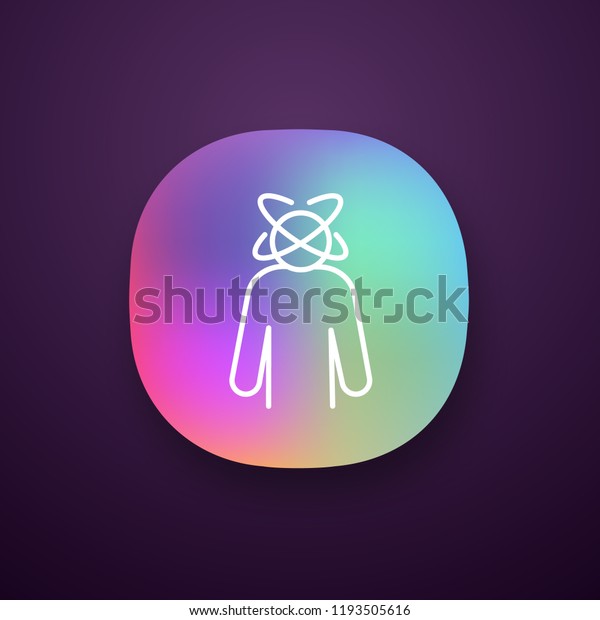 Dizziness App Icon Person Feeling Dizzy Stock Vector (Royalty Free ...