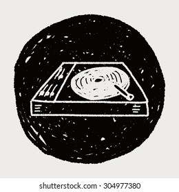 Dj Disk Doodle Drawing Stock Vector (Royalty Free) 304977380 | Shutterstock