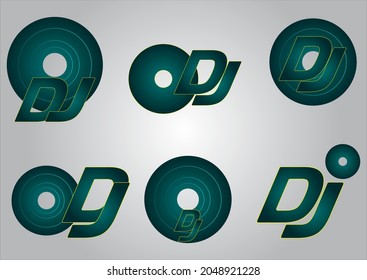 Dj Logo Various Models Shapes Stock Vector (Royalty Free) 2048921228 ...