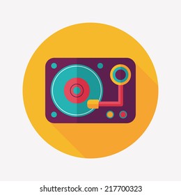 Sound Compressor Flat Square Icon Long Stock Vector (Royalty Free ...