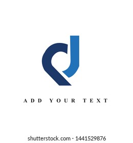 Dj Text Logo Vector Art Illustration Stock Vector (Royalty Free ...