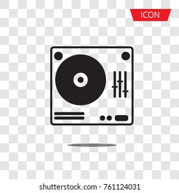 Dj Turntable Icon Vector Dj Symbols: เวกเตอร์สต็อก (ปลอดค่าลิขสิทธิ์ ...