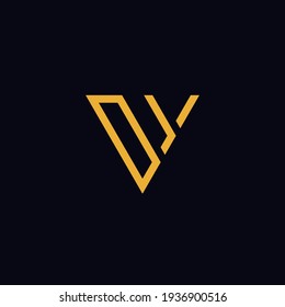 Djv Triangle Logo Simple Design Stock Vector (Royalty Free) 1936900516 ...