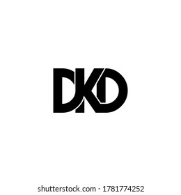Dkd Letter Original Monogram Logo Design Stock Vector (Royalty Free ...