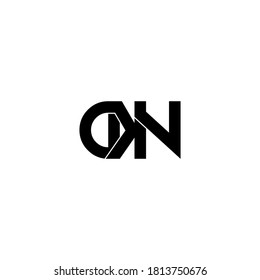 Rdn Letter Original Monogram Logo Design Stock Vector (Royalty Free ...